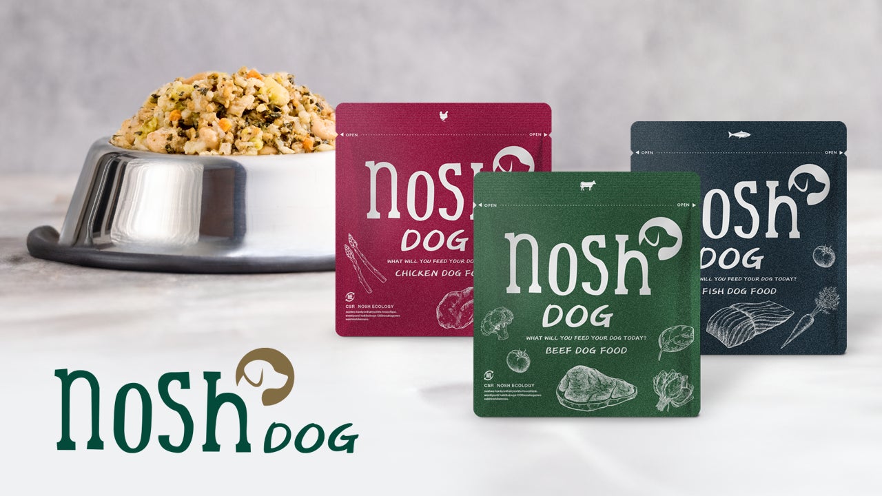 愛犬のための健康で安心できる食事「nosh DOG」がローンチ - カワコレメディア