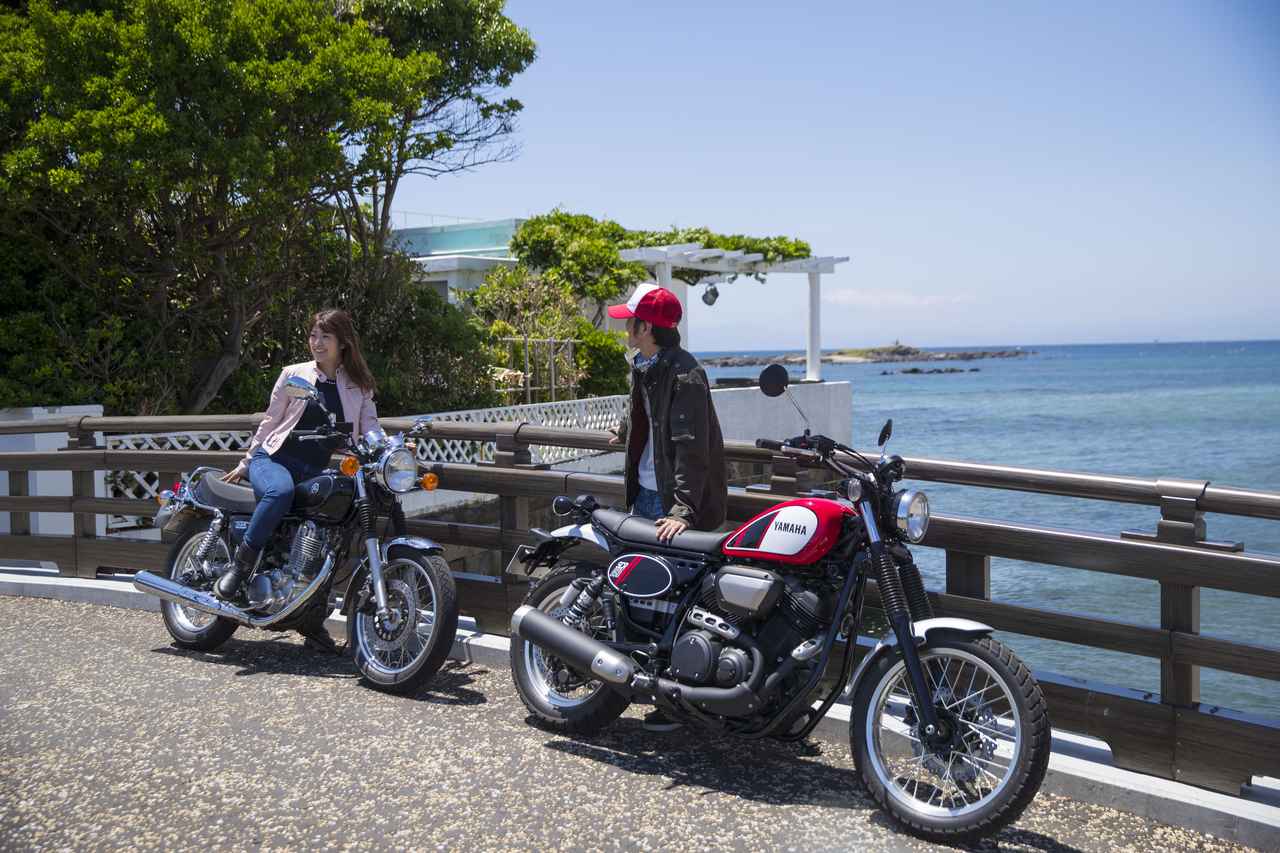 [AD] “YAMAHA／SCR950×SR400” どんな風景にも溶け込む、ふたつのヤマハ。 SRとSCRに共通するモノをご存知ですか ...