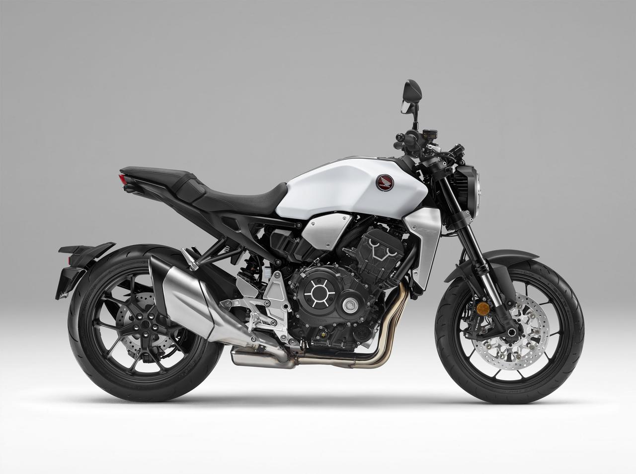 ホンダ「CB1000R」に"新色"の「マットパールグレアホワイト」が明日2月14日に発売！ 従来色もスイングアームやヘッドライトリムなどがブラックアウトされた2020年カラーで登場します ...