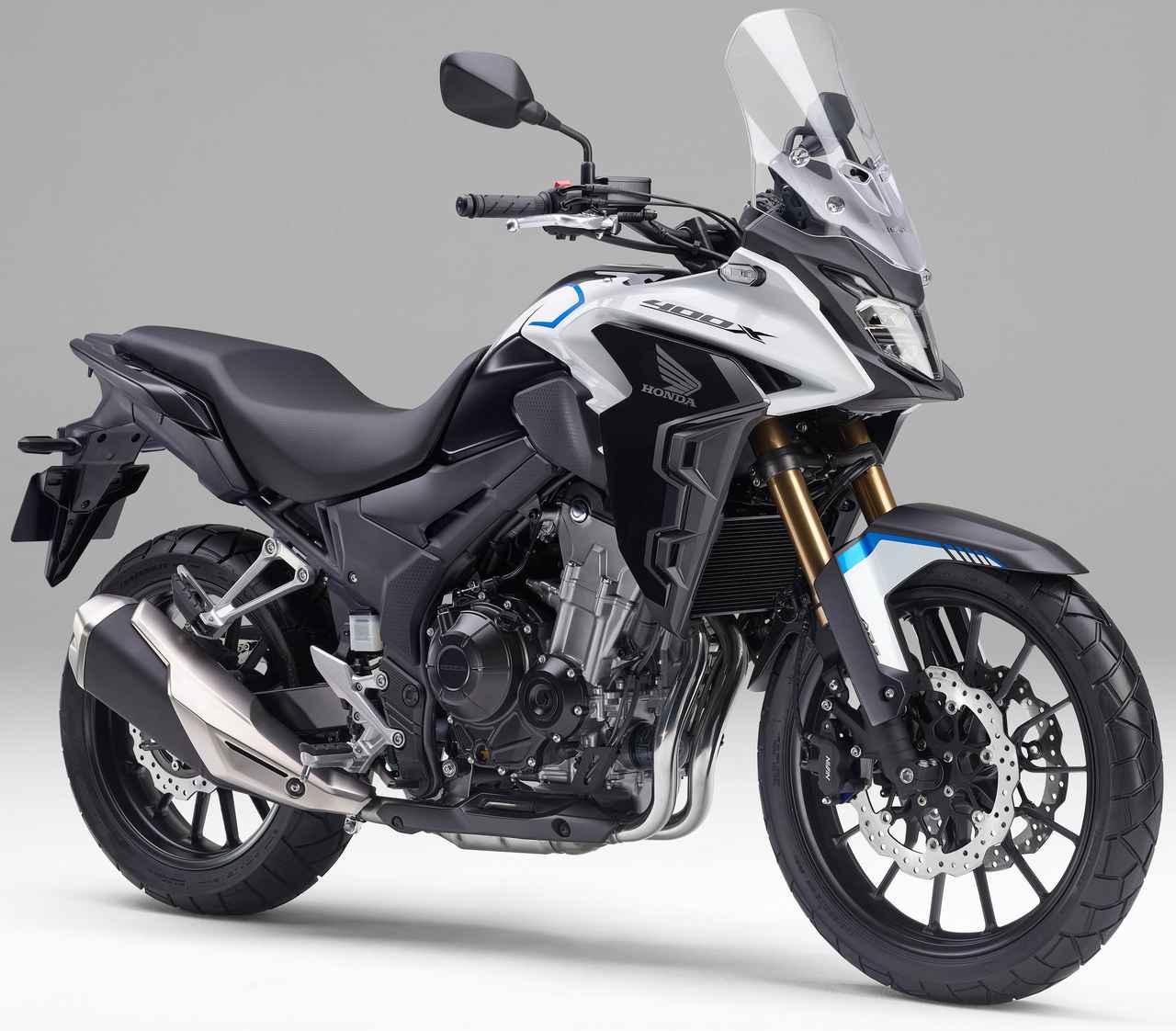 ホンダ新型「400X」発売！ 2022年型で倒立フォーク採用＆ダブルディスク化、灯火類も改良されて、グラフィックは一新 - webオートバイ