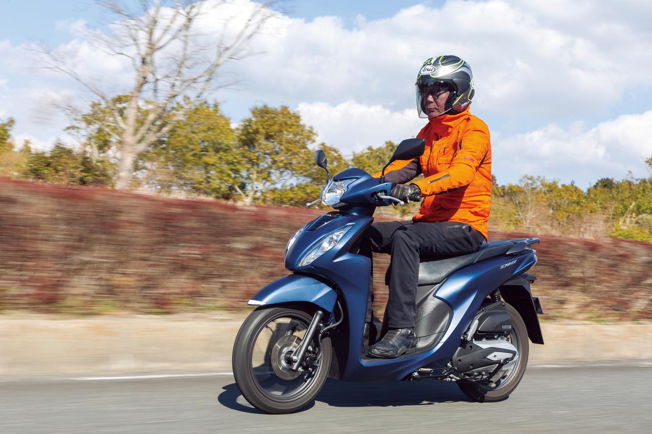 ホンダ「Dio110」インプレ（2022年）フルモデルチェンジで魅力アップ！ 安定感と実用性の高さが自慢のハイホイールスクーター (1/2) - webオートバイ