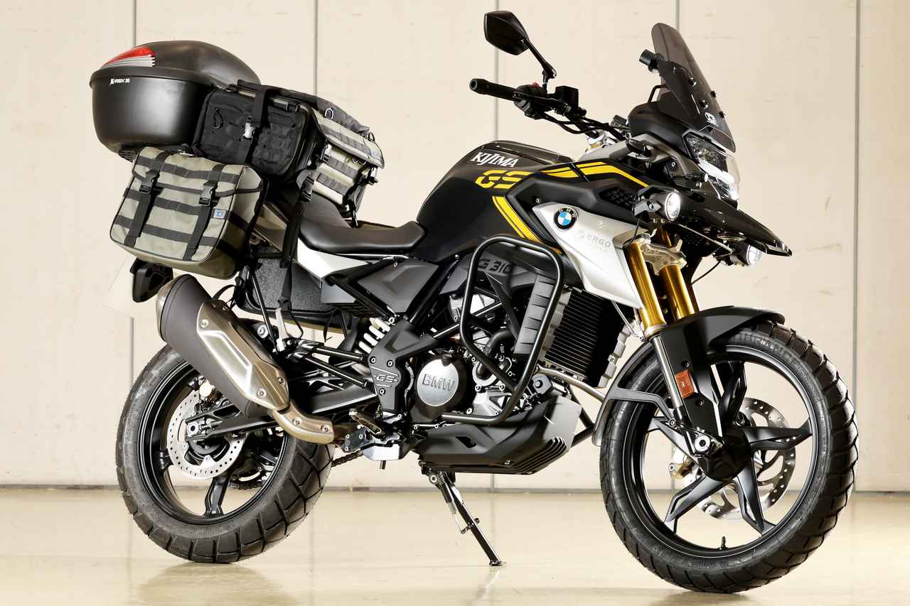 【カスタム】BMW「G310GS」のツーリング性能をアップ！ キジマが提案するボルトオン・カスタムでできること - webオートバイ