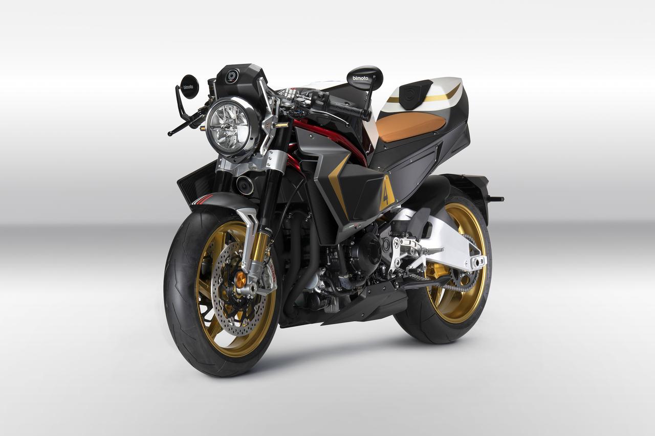 ビモータが「KB4 RC」の最新モデルを公開！ プレミアムスポーツ「KB4」のネイキッド版、より精悍さを増してついに市販化へ？ - webオートバイ
