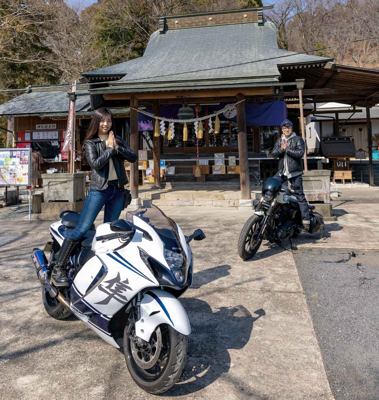 人気YouTuber・Rurikoさんとゆくバイク旅【神社ソムリエ・佐々木優太の開運ツーリング】 (1/2) - webオートバイ