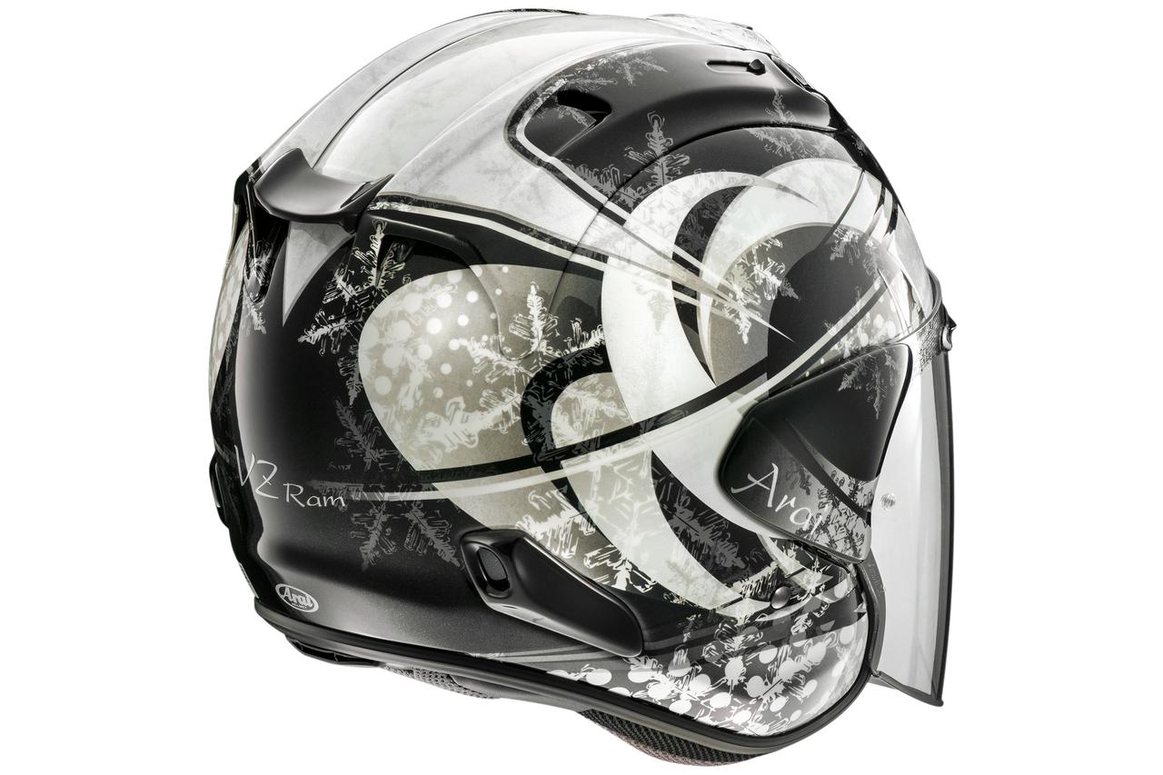 アライヘルメット「VZ-RAM」に舞い散る雪がモチーフの新グラフィック「VZ-RAM・スノードーム」が登場！ - webオートバイ