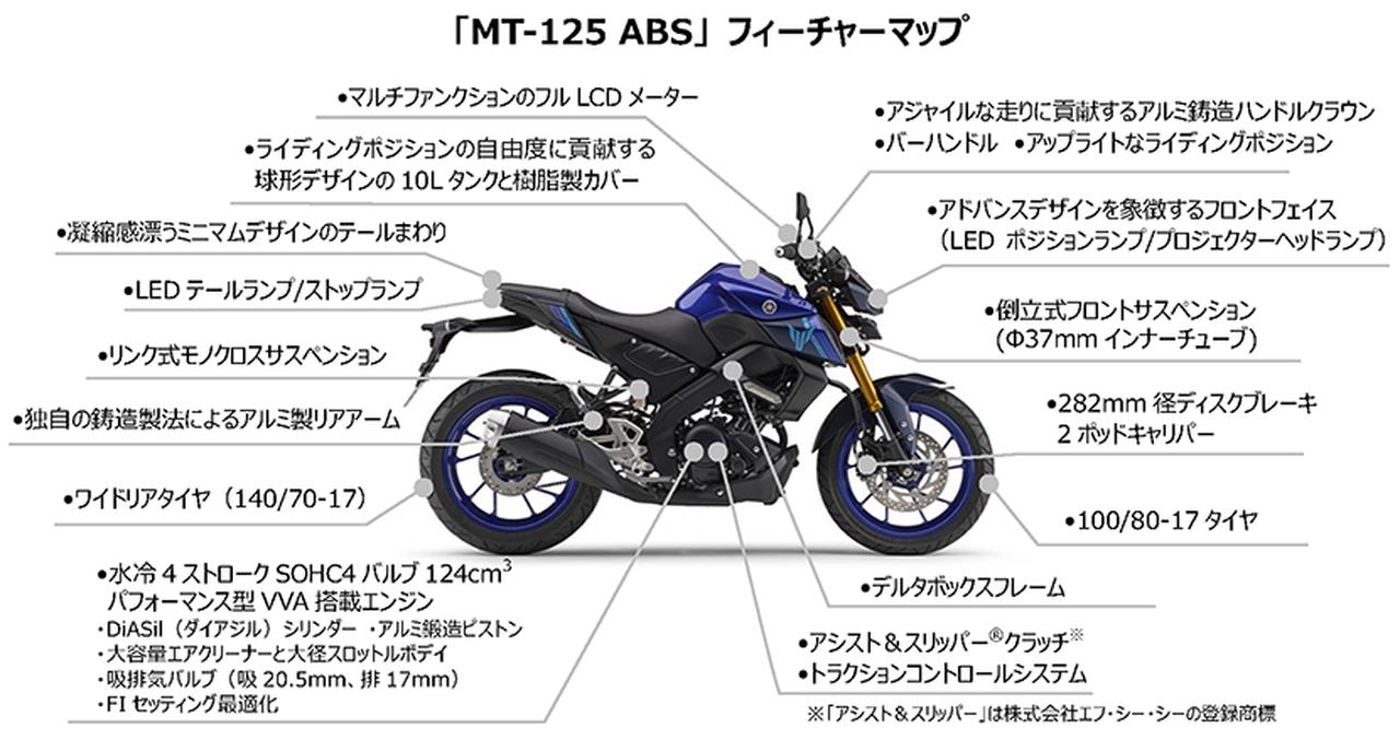 ヤマハ「MT-125 ABS」詳細発表！ 国内モデルの価格・発売日・カラーバリエーションが決定 - webオートバイ