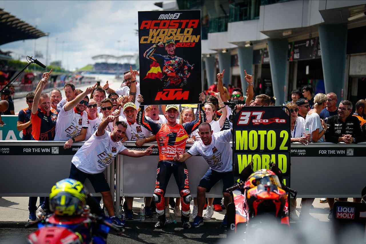 【2023 Moto2 第18戦マレーシアGP】アコスタが史上最年少でMoto2チャンピオンに！アルデゲルが優勝、小椋は4位入賞 - webオートバイ
