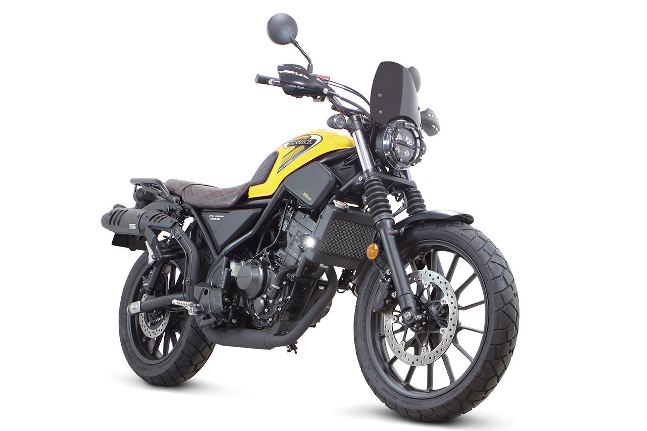 ホンダ「CL250」「CL500」カスタム提案｜スペシャルパーツ武川のデモ車とカスタムパーツをチェック！ - webオートバイ