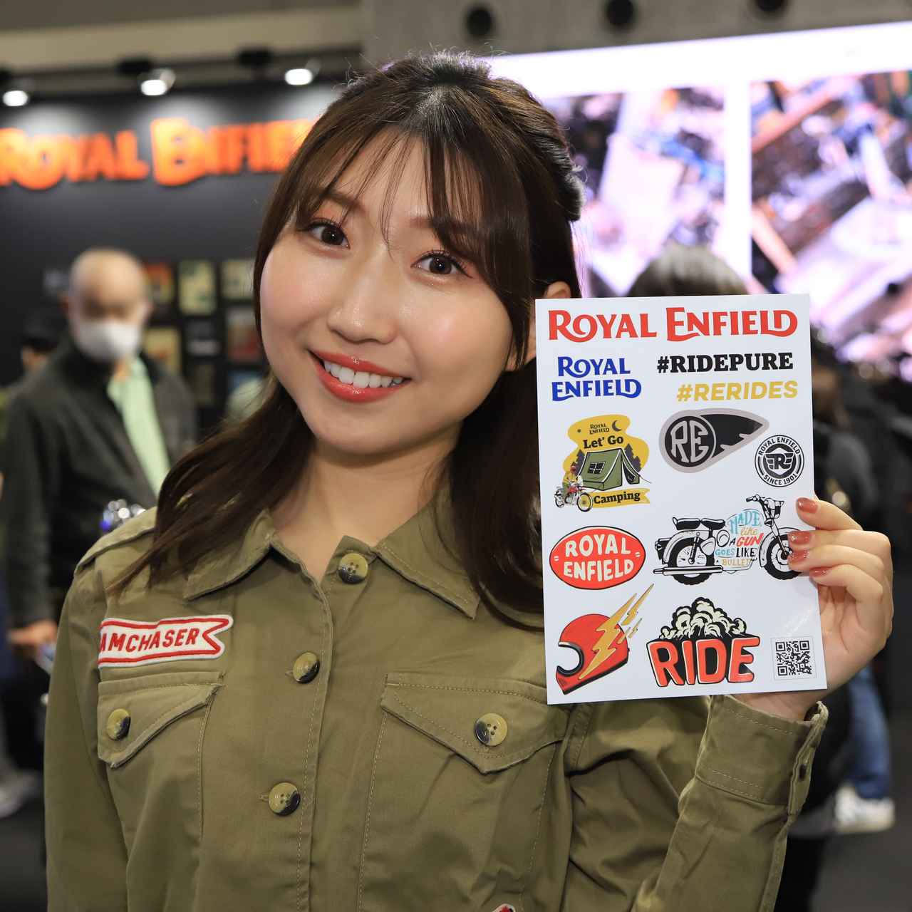 ガールズスタッフ図鑑｜大阪モーターサイクルショー2024・最終日 - webオートバイ