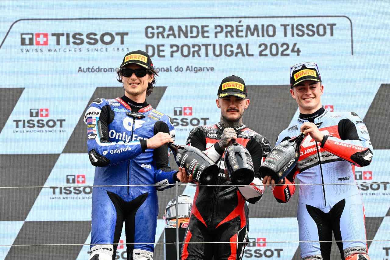 【2024 Moto2 第2戦ポルトガルGP】アロン・カネットがMoto2クラス初優勝！ 小椋藍はチャンピオン最有力候補とバトルを演じ5位 - webオートバイ