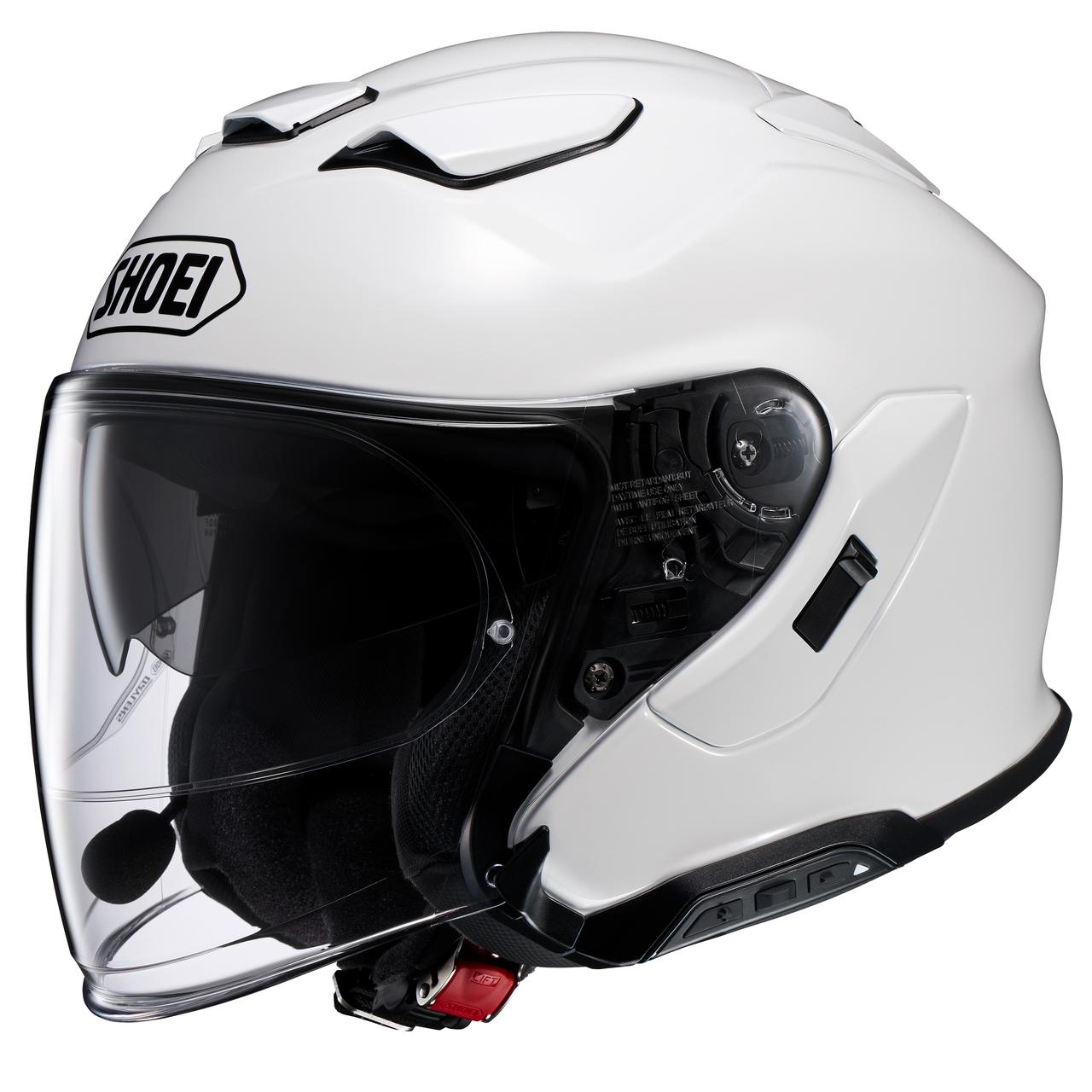 SHOEIが新製品「Jクルーズ3」を正式発表！ ジェットヘルメットで初めてのビルトイン・インカム“SHOEI COMLINK”対応モデル ...