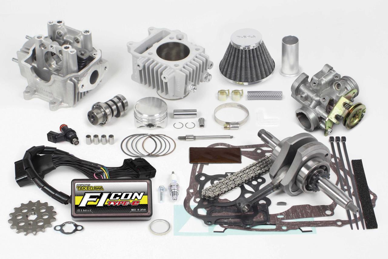 50ccならではの超パワーアップが楽しめる!! ホンダ・リトルカブ（AA01）用SP武川製ボアアップキット - webオートバイ