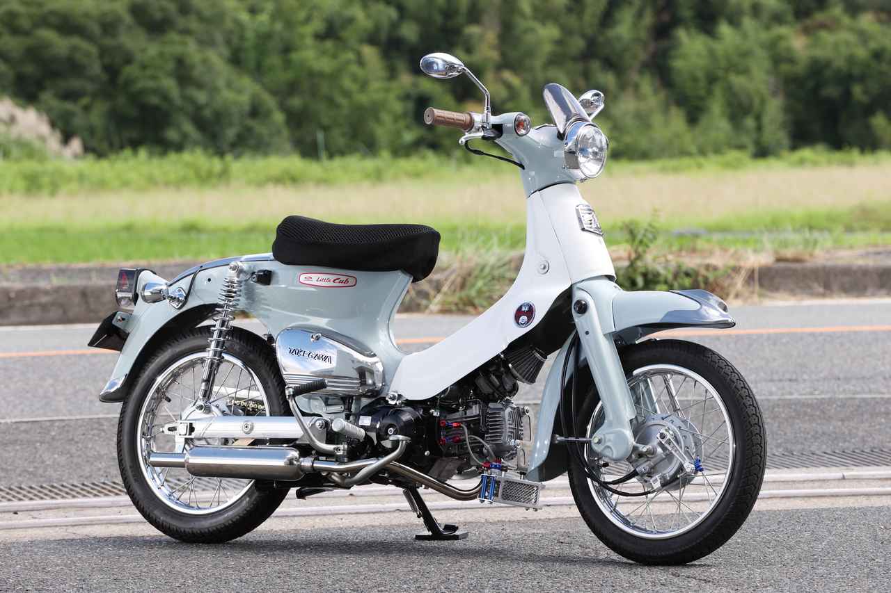 50ccならではの超パワーアップが楽しめる!! ホンダ・リトルカブ（AA01）用SP武川製ボアアップキット - webオートバイ