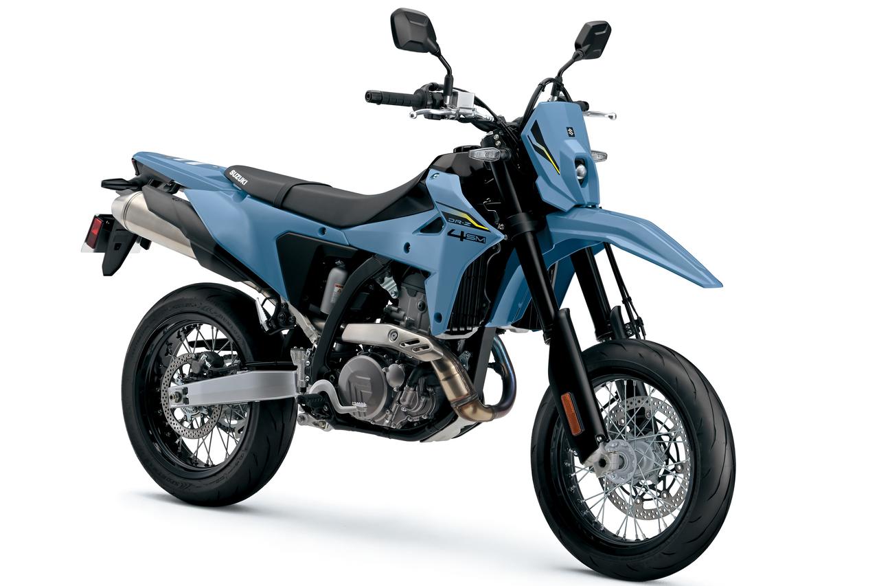 スズキ「DR-Z4S」「DR-Z4SM」登場！ 400ccオフロード＆モタードモデルが復活、国内発売が待ち遠しい2025年ニューモデル ...