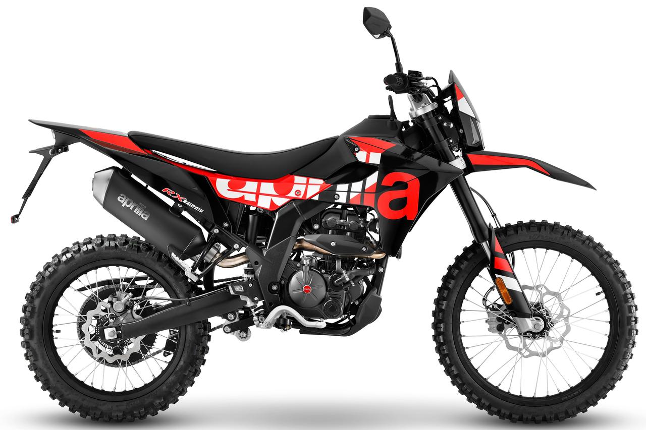 アプリリア「RX125」「SX125」2025年モデル登場！ 原付二種の本格オフロード＆モタードが装備をアップデート - webオートバイ