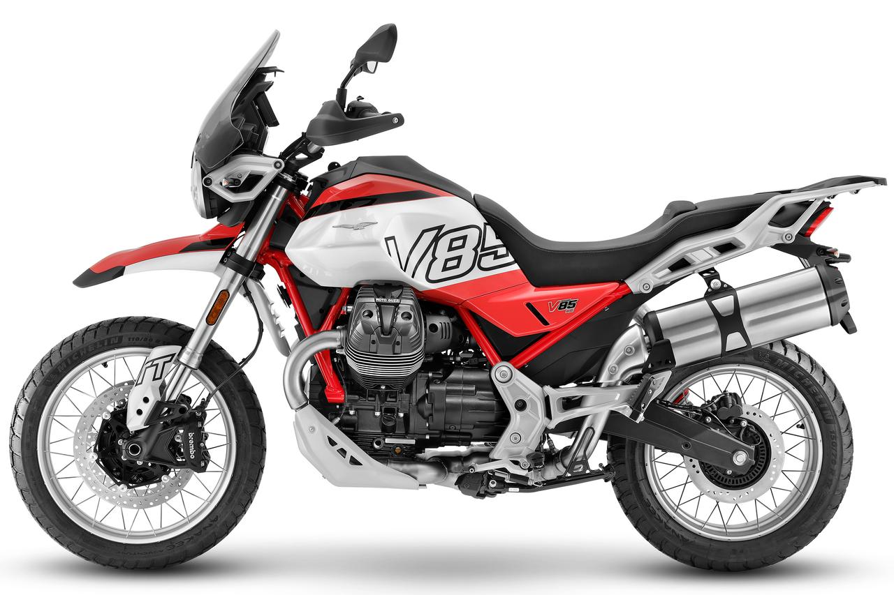 モト・グッツィ新型「V85TT」発売！ 新エンジンを搭載、ボディカラーは新色“ロッソ フジ”を採用 - webオートバイ