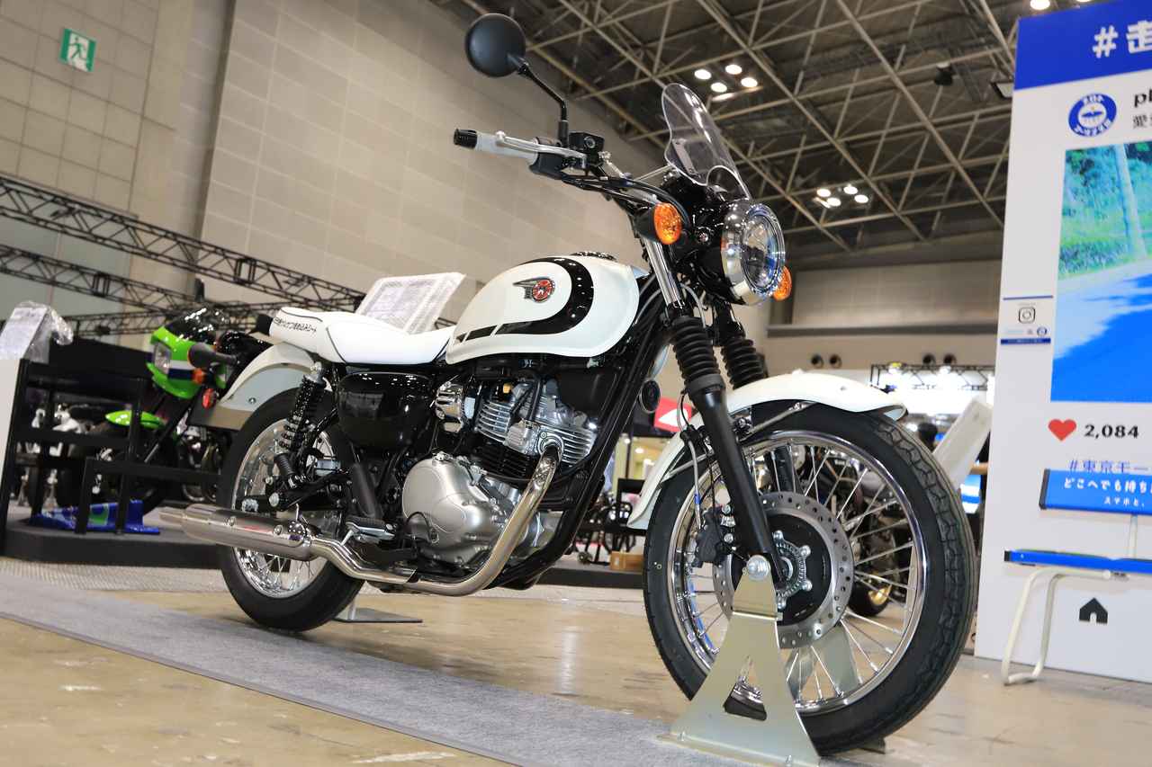 カワサキ「W230」カスタム集｜デイトナ・キジマ・プロトのカスタムデモ車をチェック【東京モーターサイクルショー2025レポート】 - webオートバイ