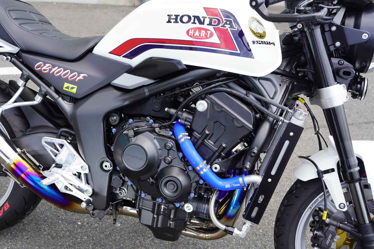 【世界初公開!!】アールズ・ギアとTSRがコラボしてCB1000Fコンセプトをカスタマイズ！「Neo-Classic Rebellion CB1000F」鈴鹿8耐で初お披露目！ - webオートバイ