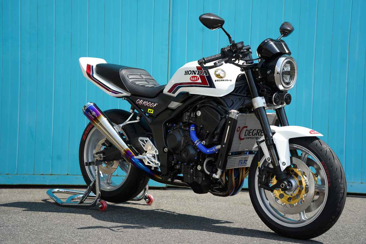 【世界初公開!!】アールズ・ギアとTSRがコラボしてCB1000Fコンセプトをカスタマイズ！「Neo-Classic Rebellion CB1000F」鈴鹿8耐で初お披露目！ - webオートバイ