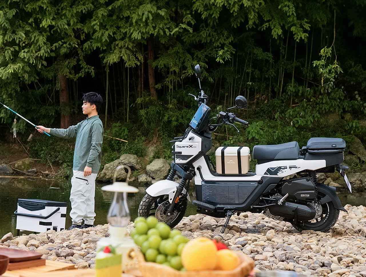 【大注目モデル新登場！】日本でもぜひ売って!! “カクカクズーマー”ホンダ「Square X 125」【世界でがんばる!! 日本メーカーの珍車 ...