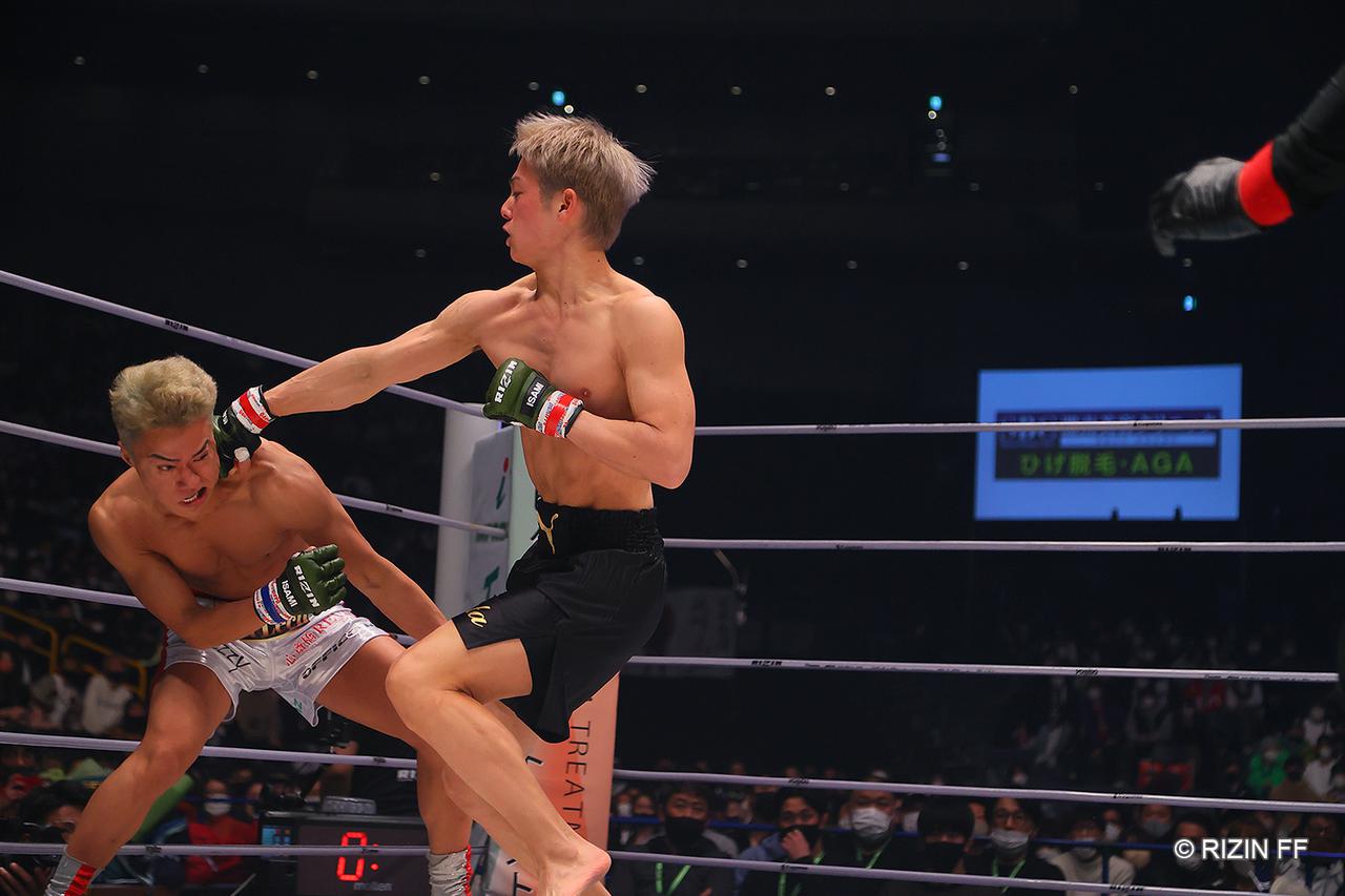 【試合結果】Yogibo presents RIZIN.33 第1試合／三浦孝太 vs. YUSHI - RIZIN FIGHTING ...