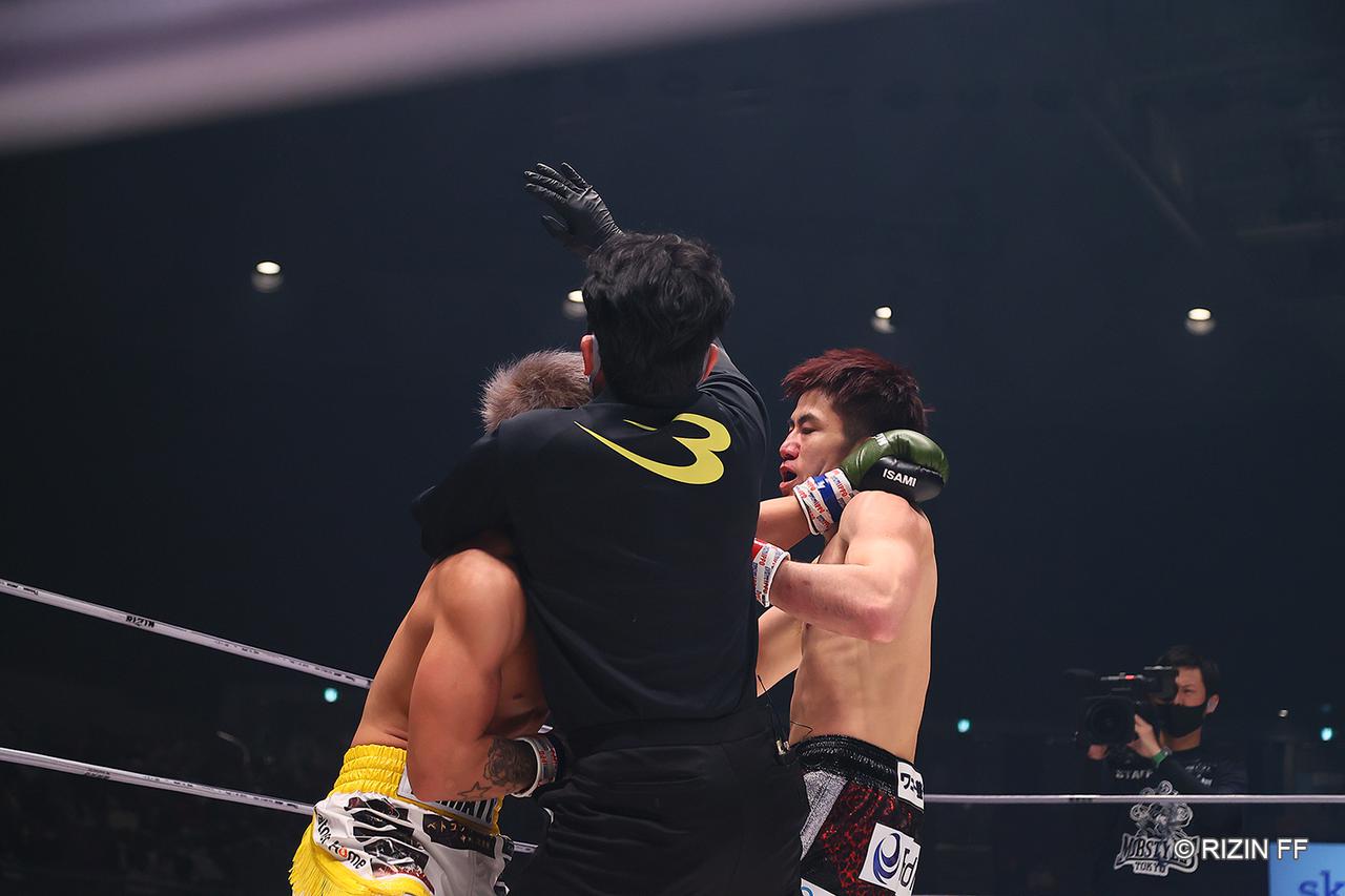 【試合結果】湘南美容クリニック presents RIZIN.34 第6試合／憂也 vs. 洋輔YAMATO - RIZIN FIGHTING FEDERATION オフィシャルサイト