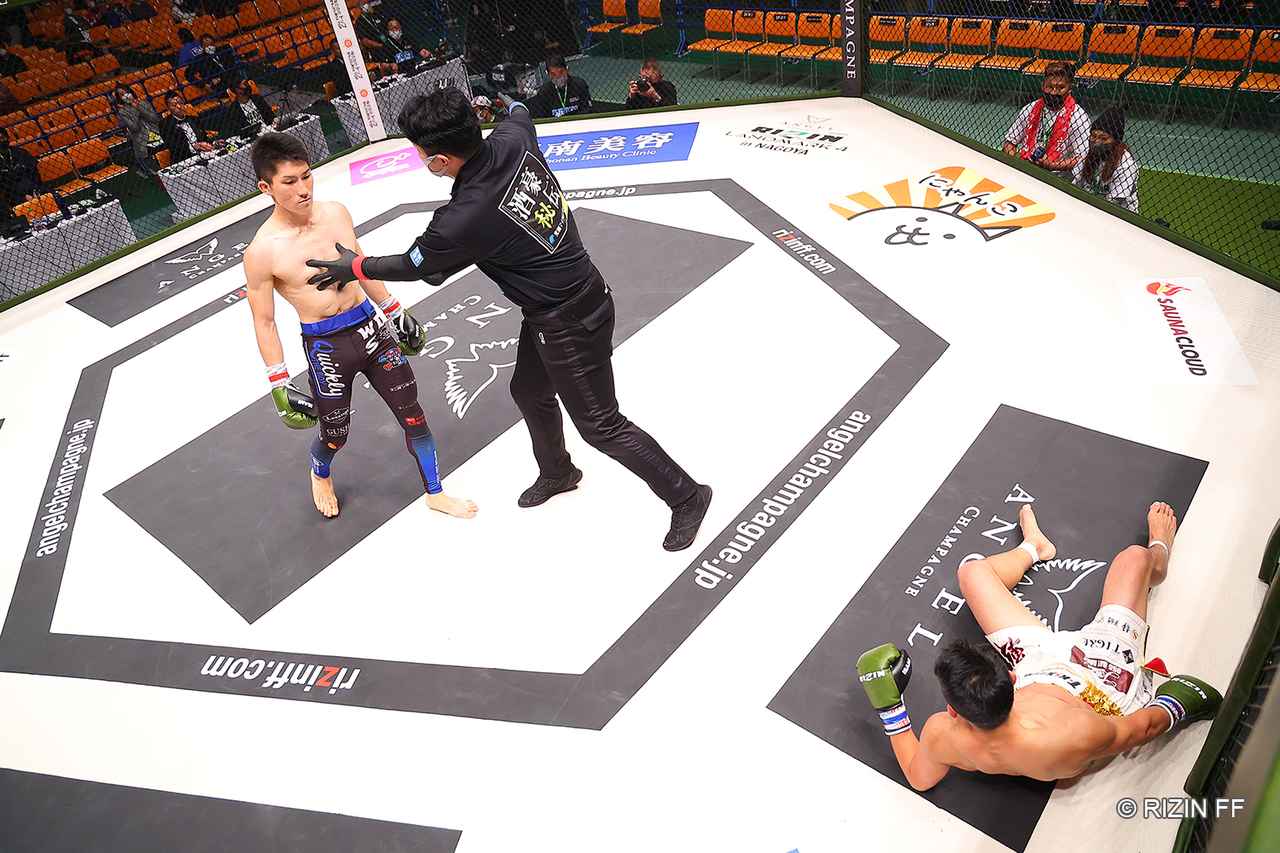 【試合結果】RIZIN LANDMARK 4 in NAGOYA OPENING FIGHT 第1試合／佐藤執斗 vs. KAZUNORI - RIZIN FIGHTING ...