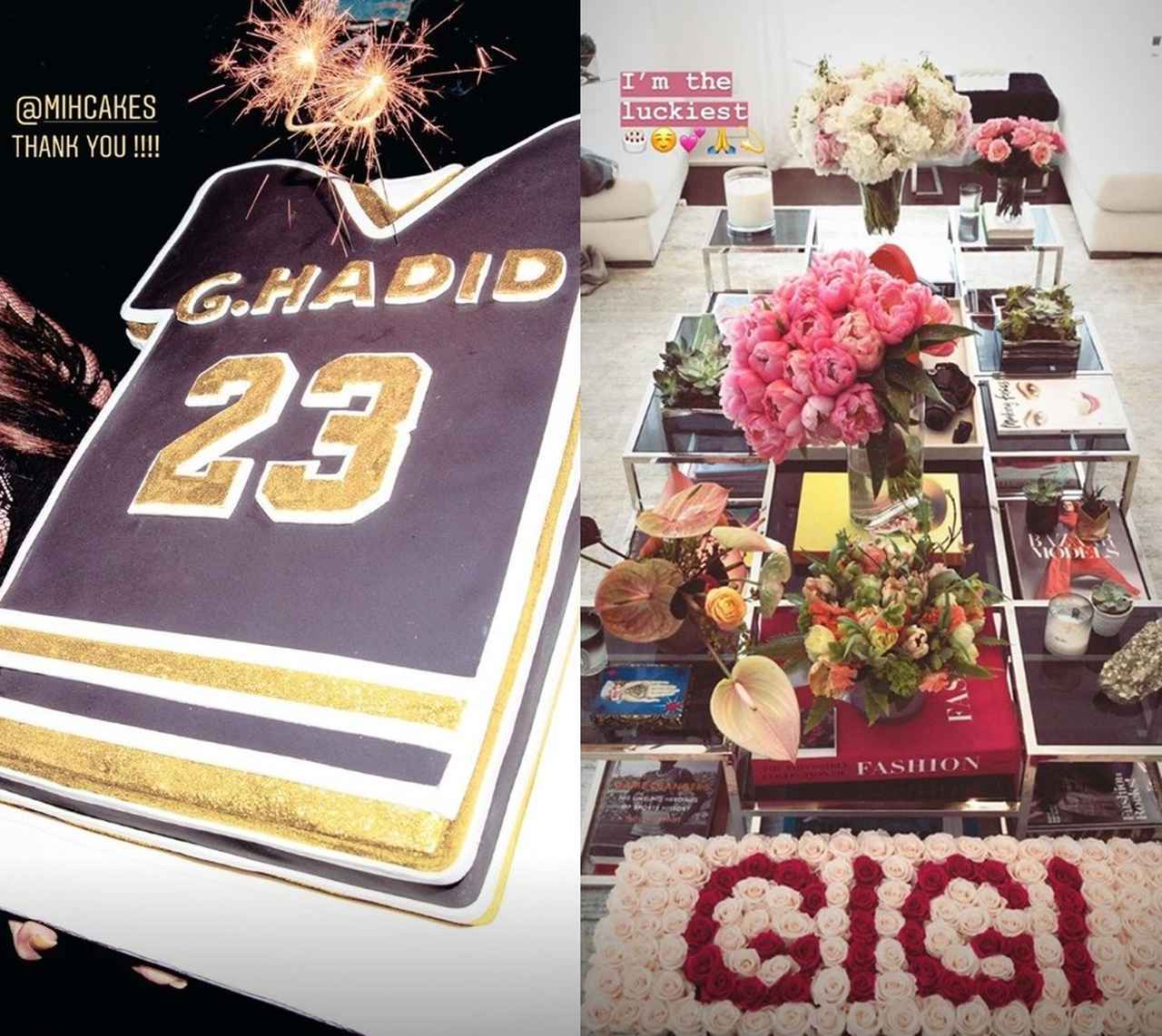 祝23歳!ジジ・ハディッド、誕生日ルックは「ゴールド一色」で華やかに Frontrow