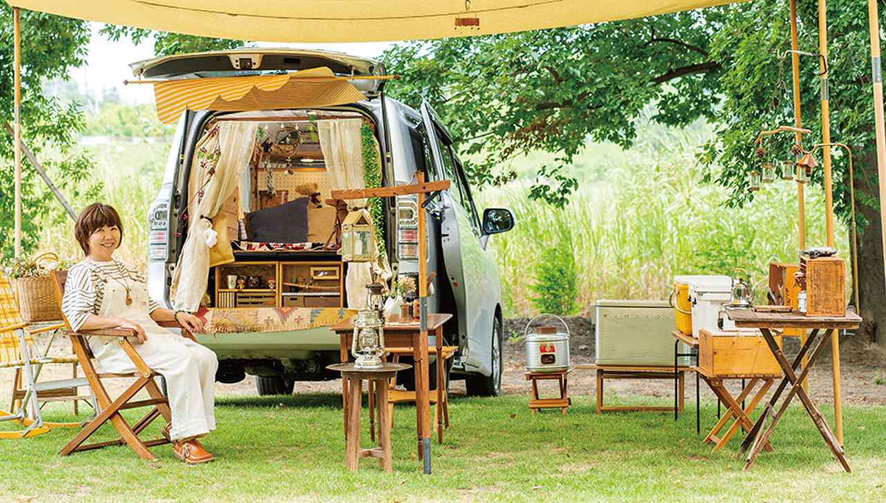 【車中泊】車内はまるで雑貨屋さん!? センス抜群の車中泊スタイルは、雑貨＋DIYでカスタム！ (1/2) - SOTOBIRA