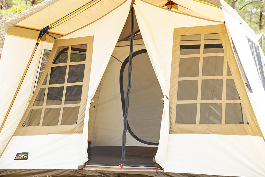 【設営レビュー】ogawa「オーナーロッジ タイプ52R T/C」 クラシカルな雰囲気だけど機能は優秀！ - SOTOBIRA