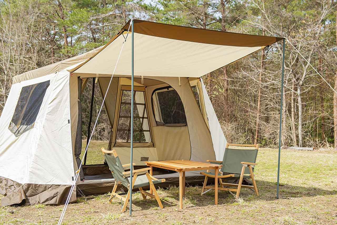 【設営レビュー】ogawa「オーナーロッジ タイプ52R T/C」 クラシカルな雰囲気だけど機能は優秀！ - SOTOBIRA