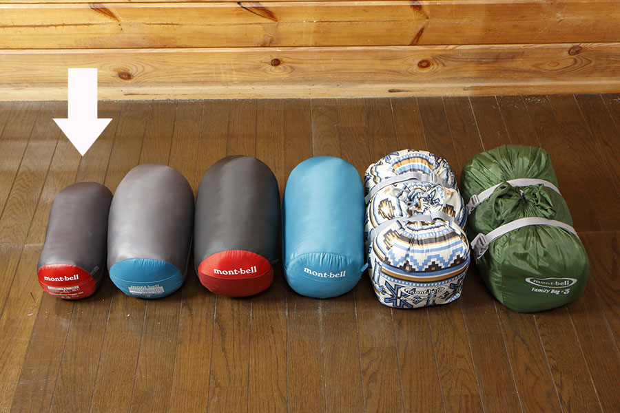 モンベルのシュラフ「#3」ならどれがいい？ 6モデル比較レビュー！① シームレスダウンハガー800 #3 - SOTOBIRA