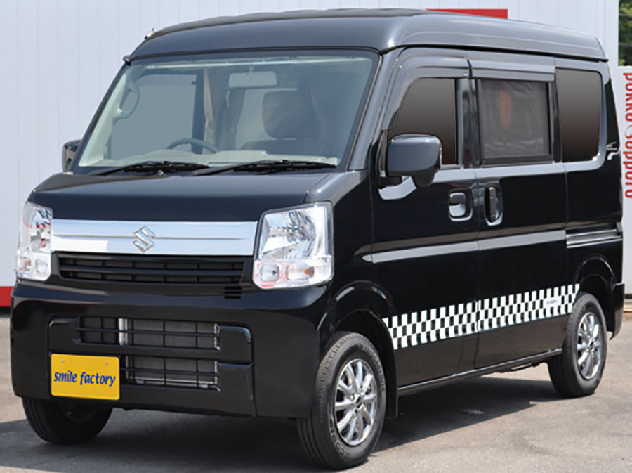 軽キャンピングカーに横開き式ポップアップルーフを国内初採用！ 軽でも4人就寝ができる！ - SOTOBIRA