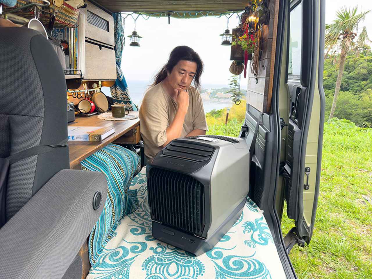 【夏の車中泊】ポータブルエアコン「EcoFlow WAVE2」の実力チェック！簡易設置・30分で車内は冷えるのか!? (1/2) - SOTOBIRA