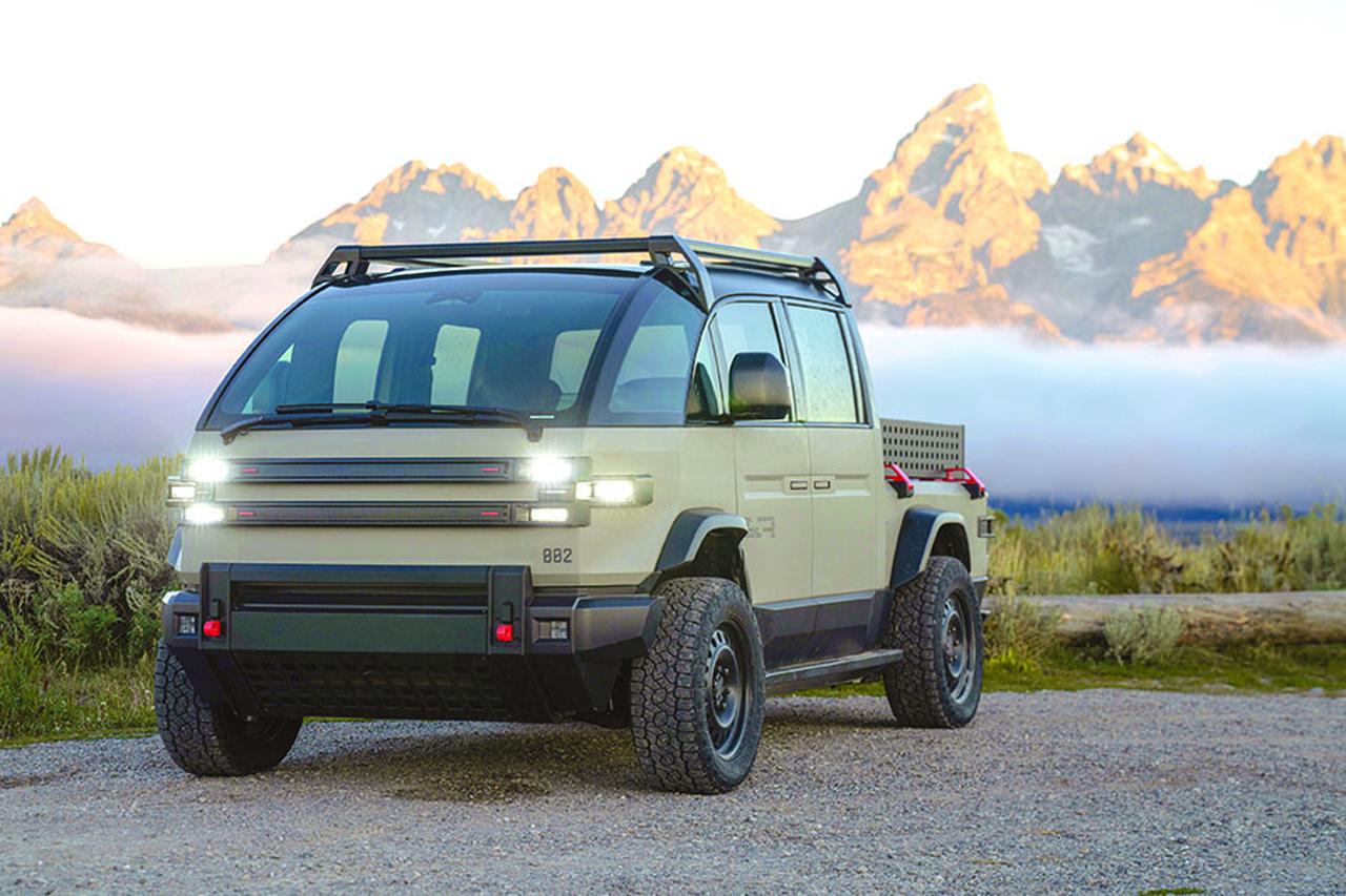 アメリカの新EVがキャンプギア感ハンパない！ゴツくてタフなCANOO「アメリカン・ブルドッグ」 - SOTOBIRA