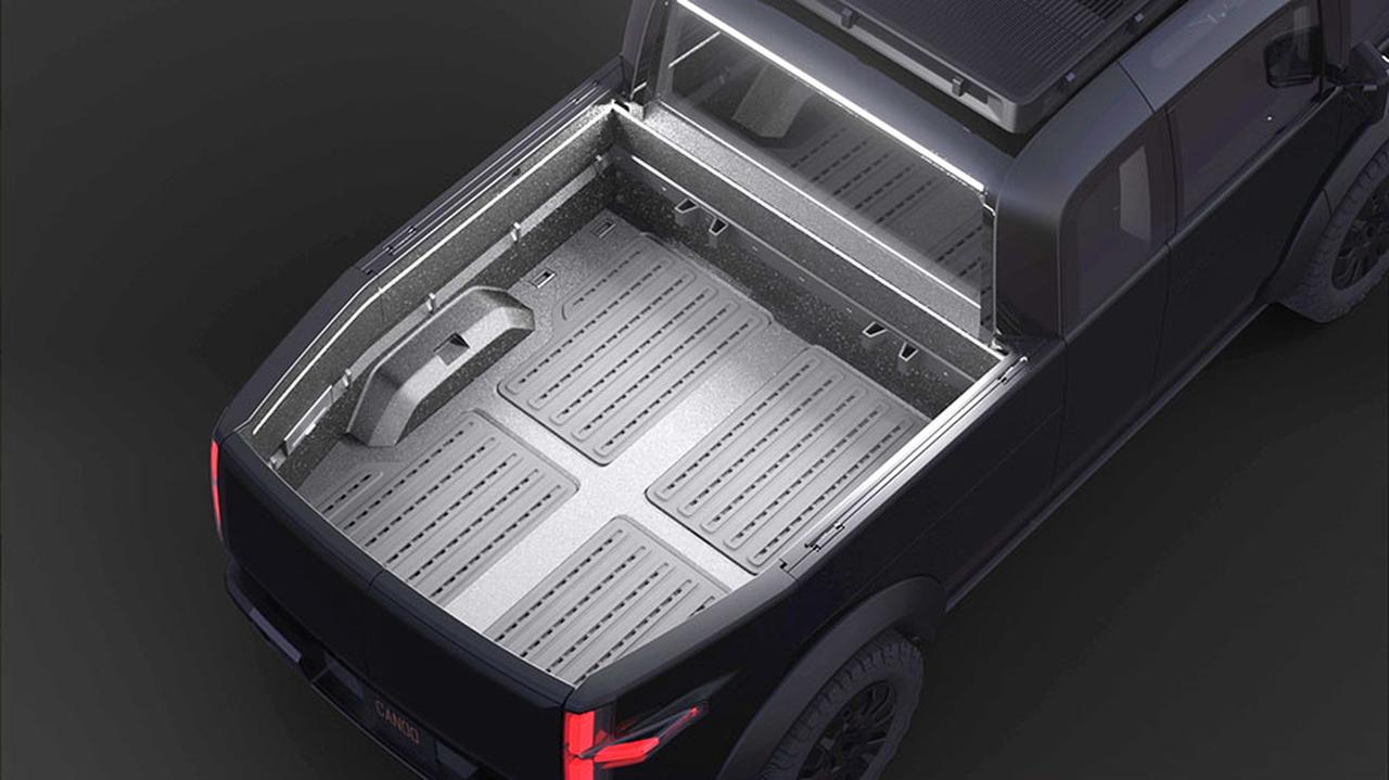 6番目の画像 - 【画像ギャラリー】車中泊のベース車両にいいかも！ アメリカの新EV、ギミック満載CANOOに注目 - SOTOBIRA