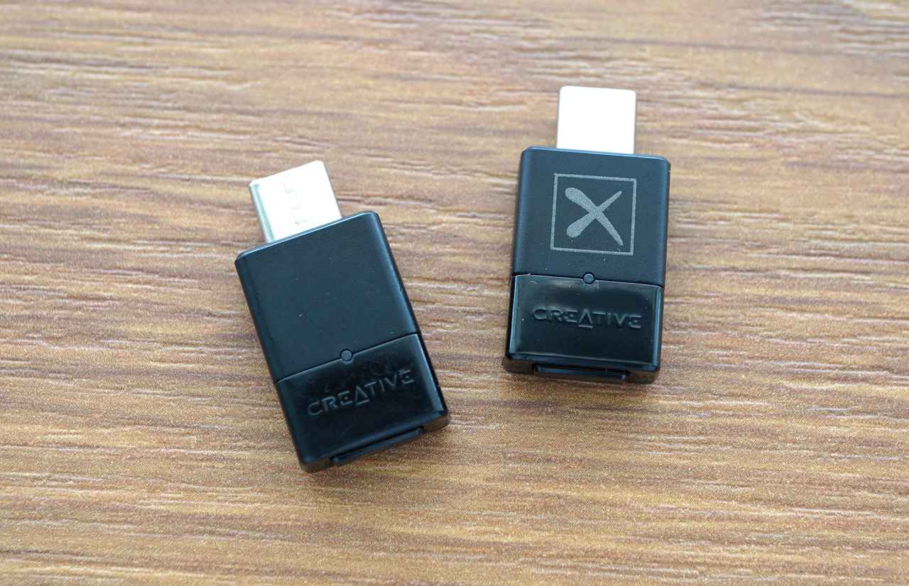 aptX Adaptiveコーデックによる高音質伝送が楽しめる、Bluetoothオーディオトランスミッター「Creative BT-W4 ...