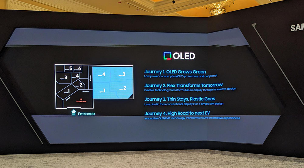 【麻倉怜士のCES2023レポート04】サムスンディスプレイのQD-OLEDは、「知覚輝度」で勝負。55型、65型、77型の4Kパネルと49インチのウルトラワイドパネルをラインナップ ...