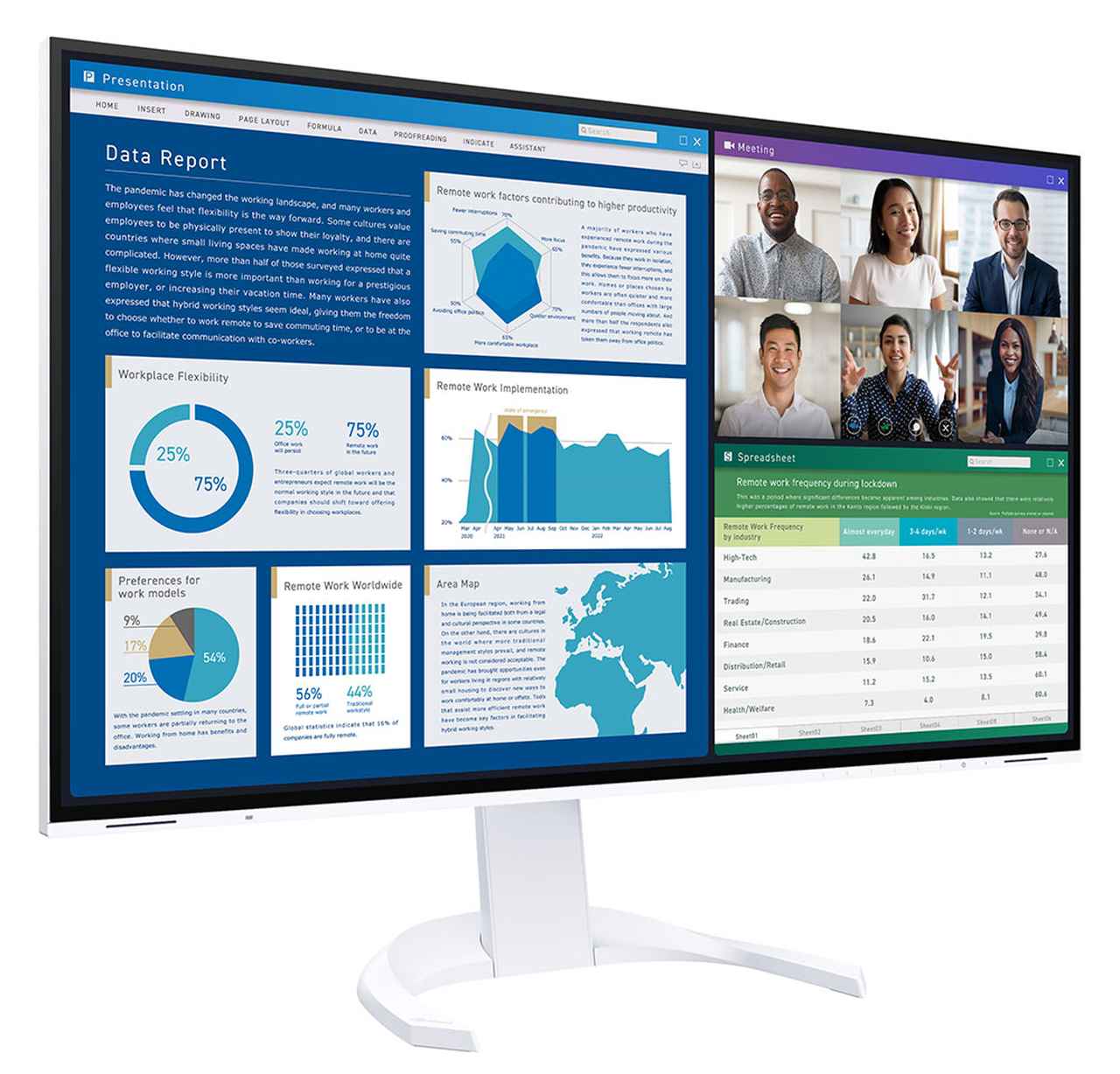 USB Type-CやLAN端子を備えた、EIZOの4Kプレミアム液晶「EV3240X」「EV2740X」が4月25日に発売。近未来の職場環境を想定し、多様な働き方に対応する - Stereo ...
