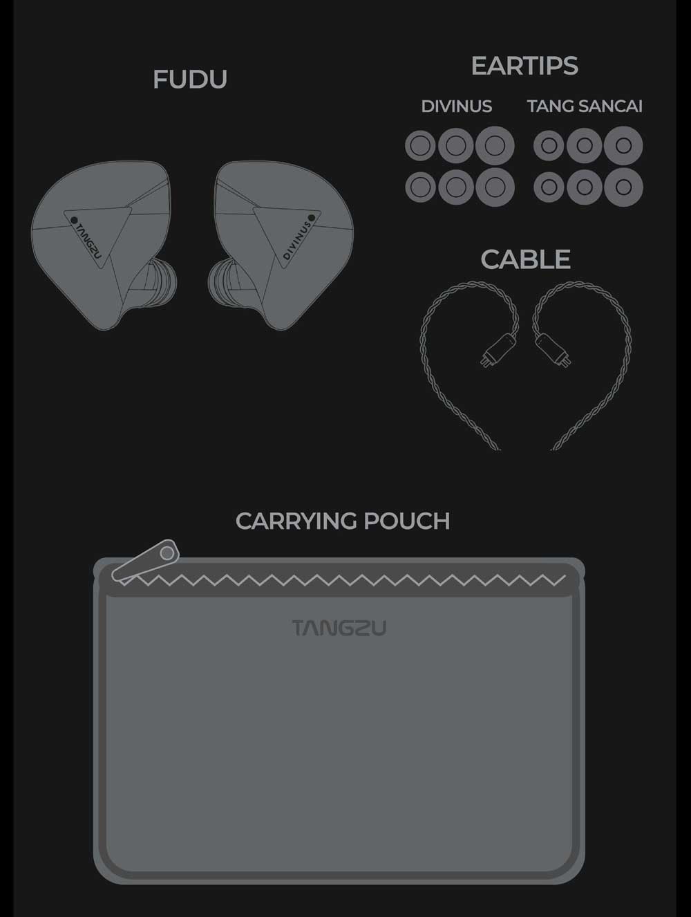 TANGZU(T-Force)、ブランド初のハイブリッドIEM「FUDU(杜甫)」を8月26日に発売 - Stereo Sound ONLINE