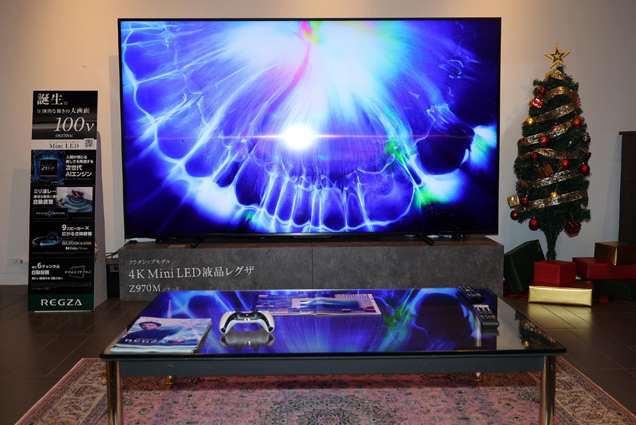TVS REGZA、100インチの4K液晶テレビ「100Z970M」の発売を記念して、3人の美女サンタによるイベントを開催。「貴島明日香」はその画質を「繊細で鮮やか」と絶賛 - Stereo ...