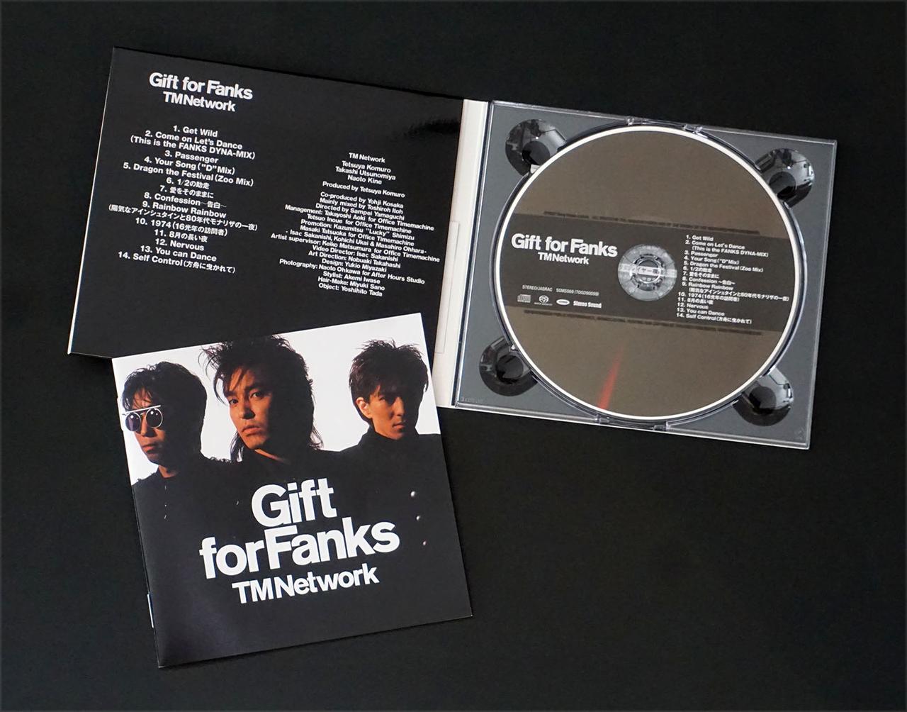 TM NETWORKのSACD/CDハイブリッドを聴く（2） 『Gift for Fanks』は、名曲「Get Wild」を始めとするTM ...