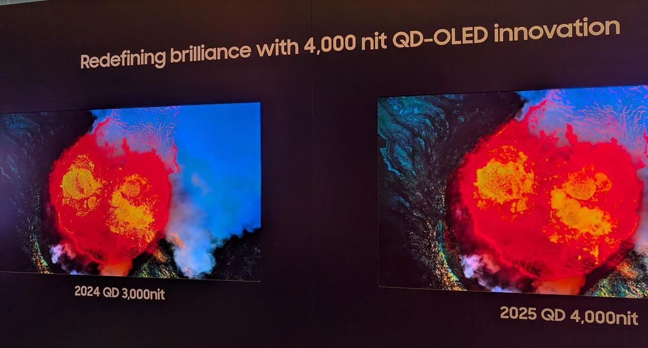 【麻倉怜士のCES2025レポート07】サムスンディスプレイの新「2025 QD-OLED」はピーク輝度4000nitsを実現！ - Stereo Sound ONLINE