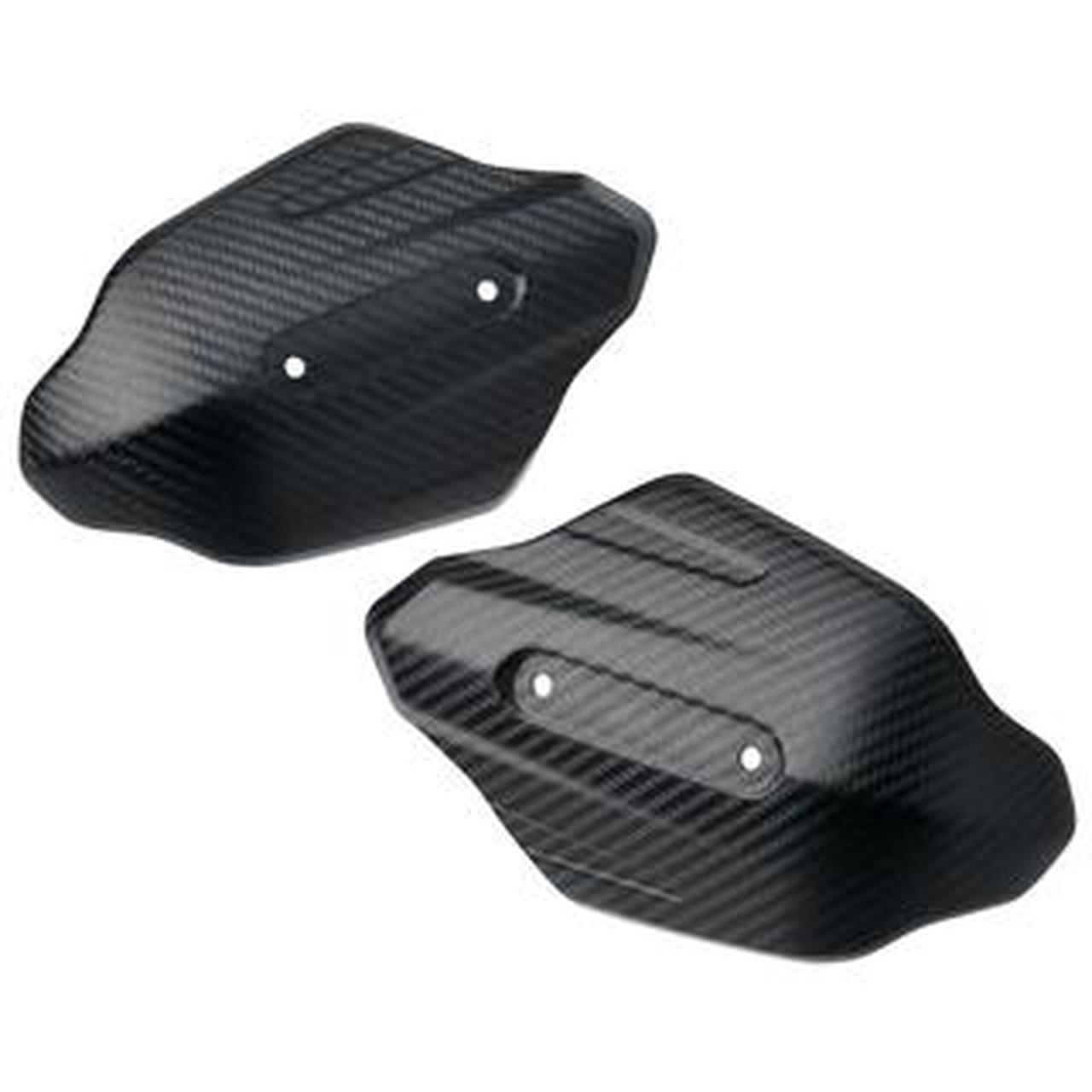 1つ約47g。軽量かつ高強度のカーボンプロテクターがオプション品として登場 - 株式会社モーターマガジン社