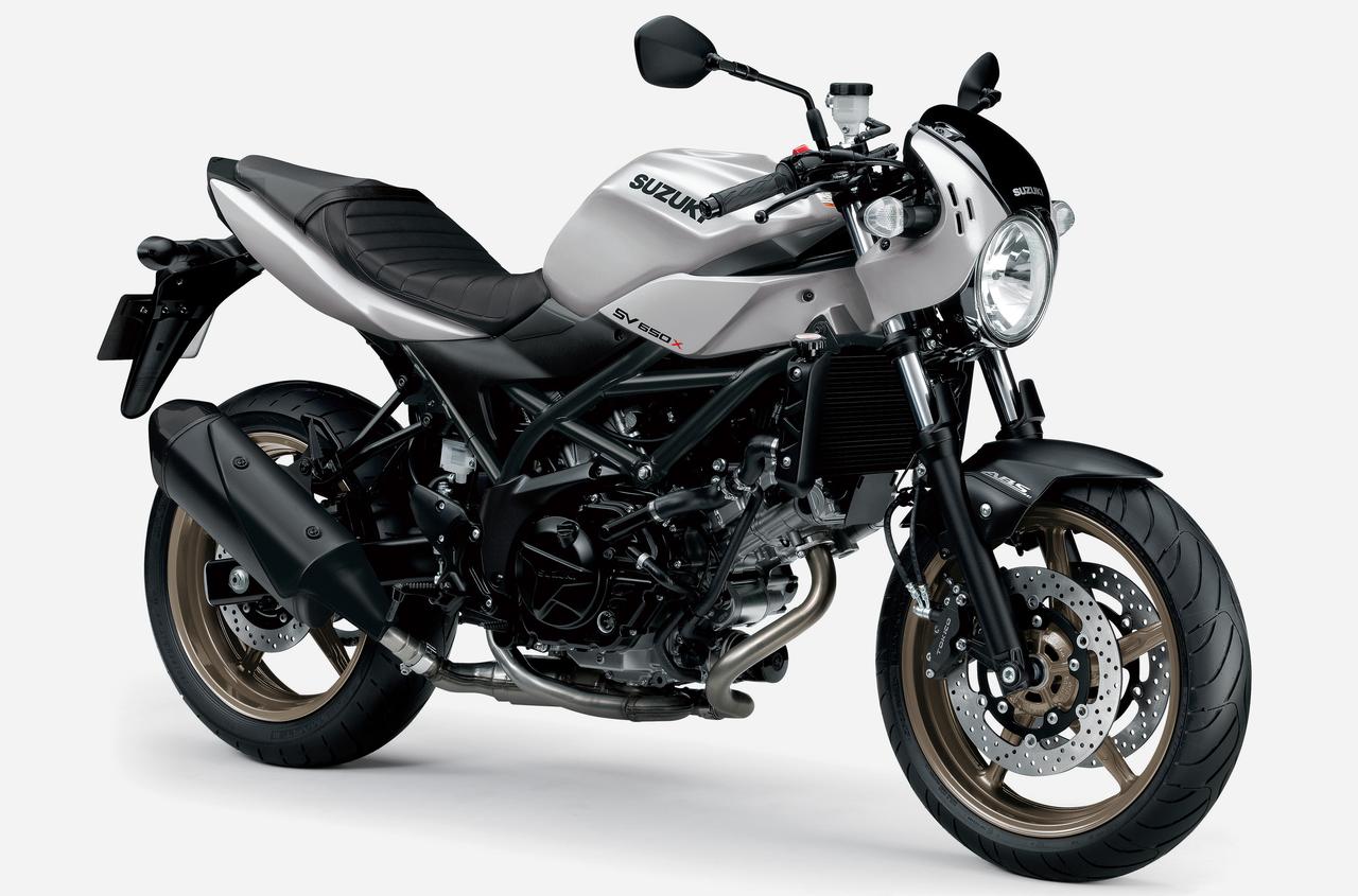 カスタム感強め！ 2023カラーの『SV650』が一転して大人っぽい!? シンプルだけど足元キラリ☆の高級感です！【スズキのバイク！ の新車ニュース】 - スズキのバイク！- 新車情報や最新 ...