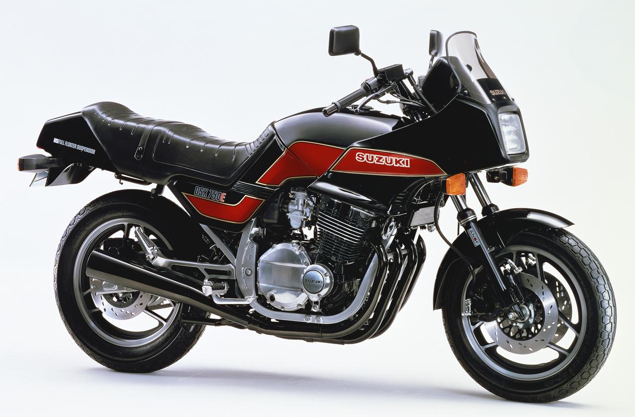 “赤ベコ”と呼ばれた『GSX750E』シリーズにはハーフカウル仕様も！ カウル付きなのにベースモデルより19kgも軽いって何が起こった⁉︎【スズキのバイク今昔辞典／GSX750E ＜E4 ...