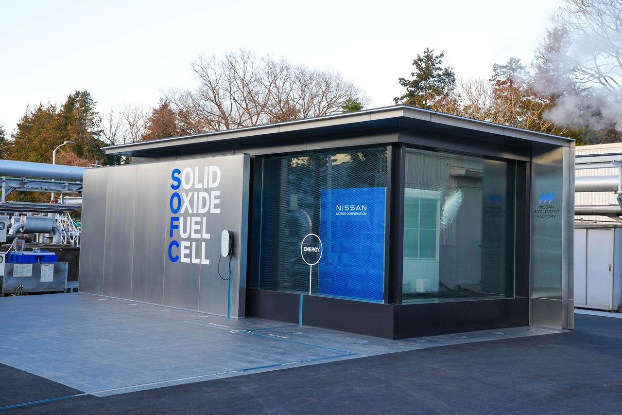 日産が高効率発電のための定置型バイオエタノール発電システムの試験運用を開始 - スマートモビリティJP