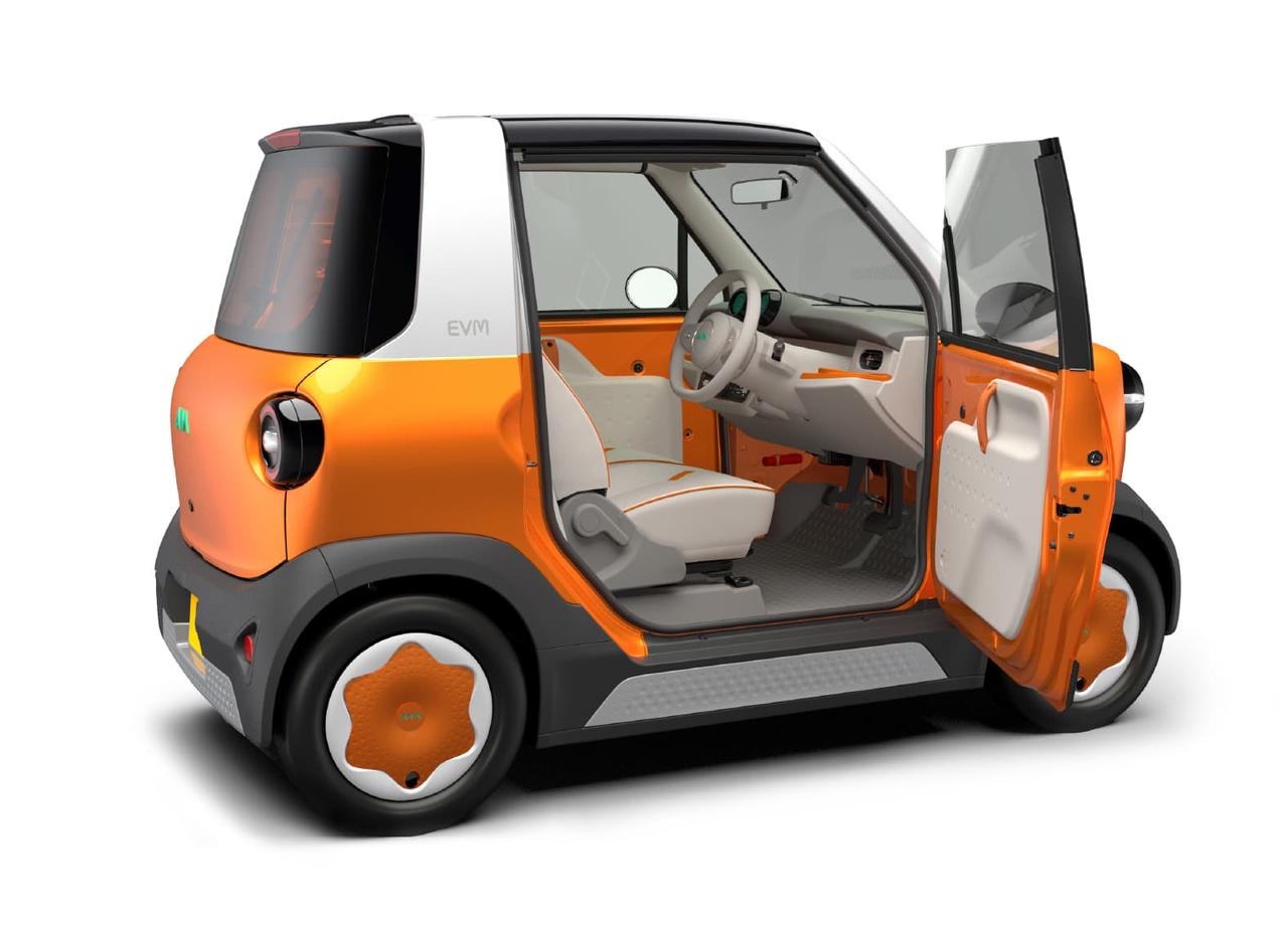 走行可能距離120kmの2人乗り超小型モビリティ「AIM EVM」、2025年8月から沖縄県限定で販売開始 (1/2) - スマートモビリティJP