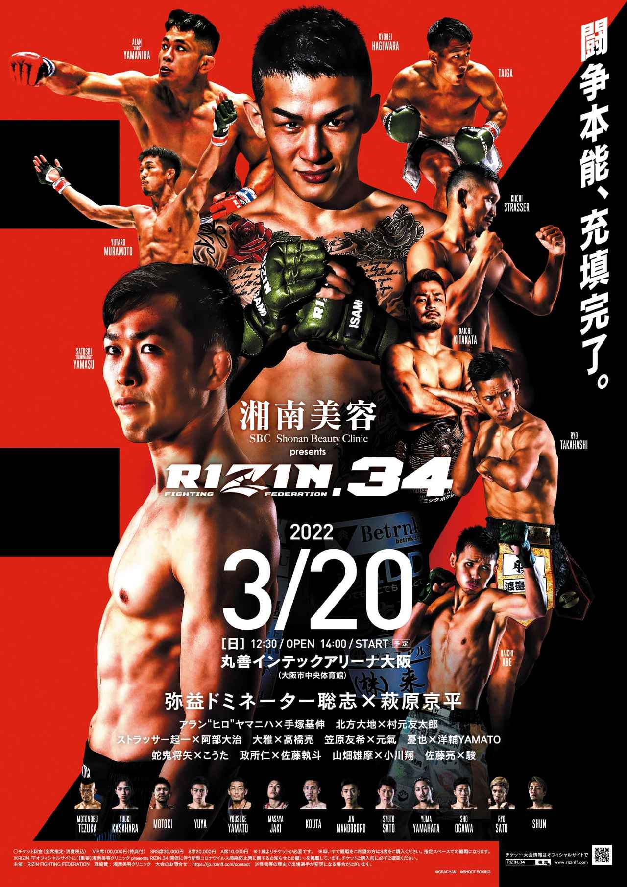 Fan favorite Kyohei Hagiwara makes his 8th RIZIN appearance against ...
